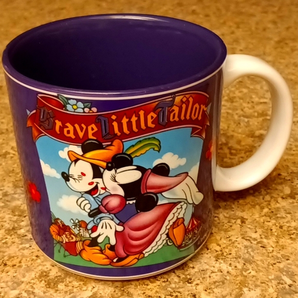 Disney | Kitchen | Disney Mug Brave Little Tailor 35 Tall Never Used ...